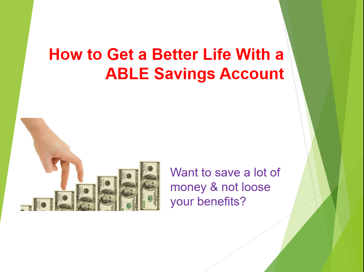ABLE Savings Accounts - SARTAC