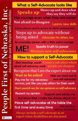 Self-Advocacy Poster - SARTAC